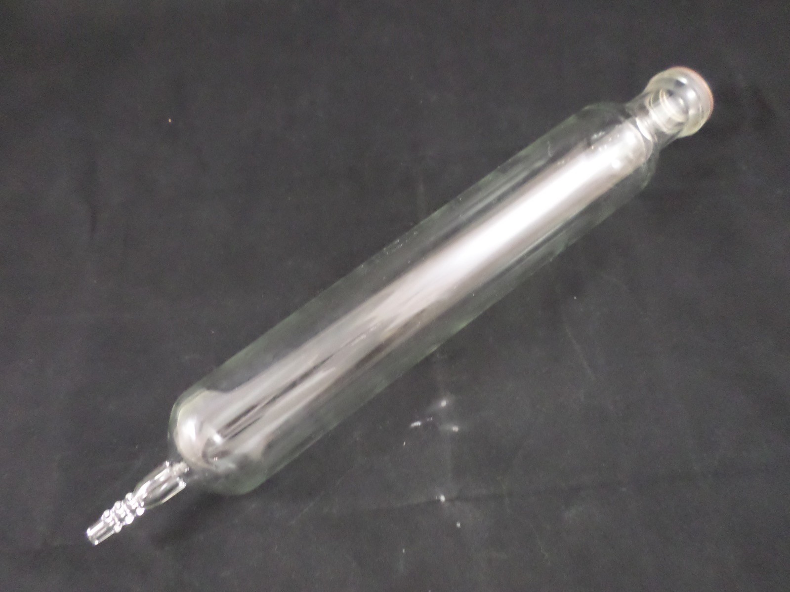 Laboratory Glass Chromatography Column 230mm EL x 50mm ID 35/25 Ball ...