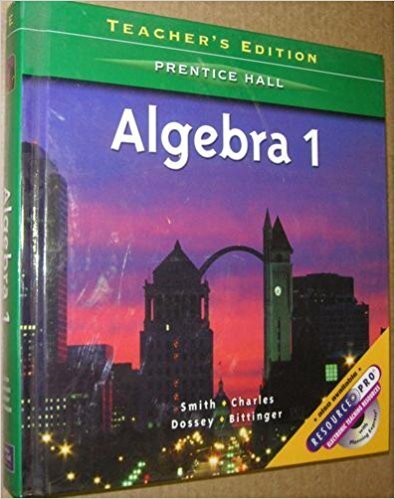 ALGEBRA 1 (TEACHER'S EDITION) (TEACHER'S EDITION) By Stanley A. Smith ...