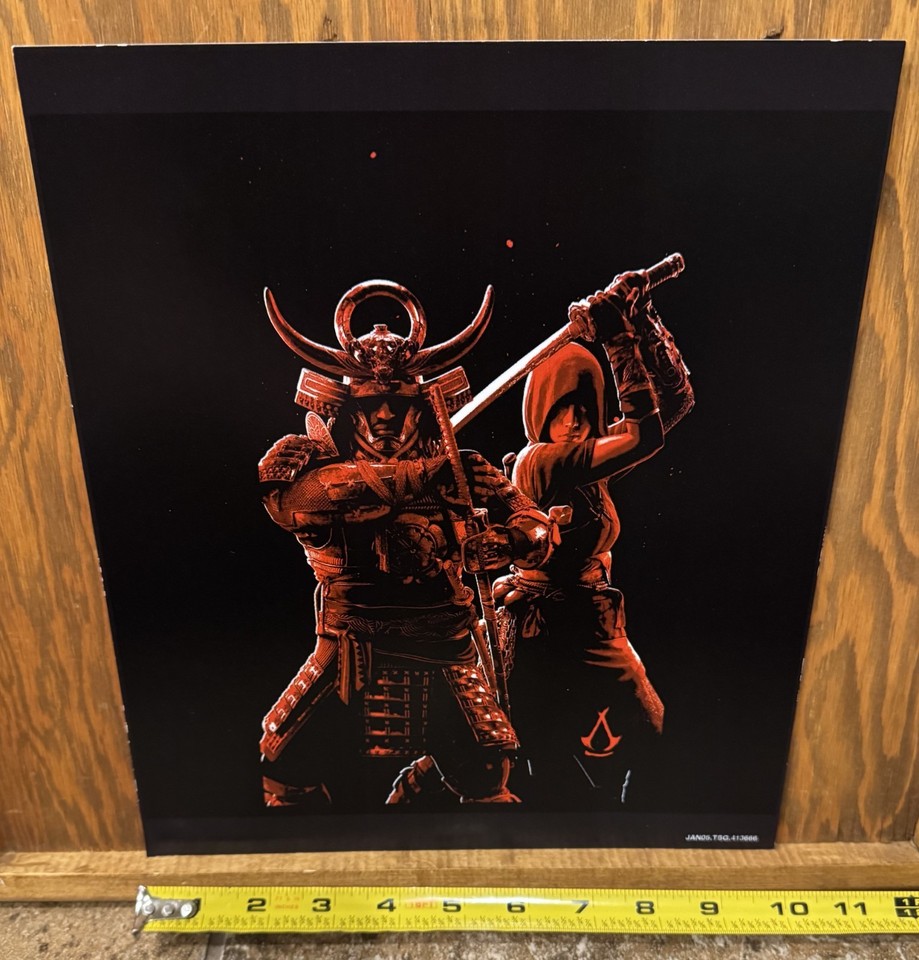 Assassin's Creed Shadows Promo Gamestop Poster 10" x 11.5" | eBay