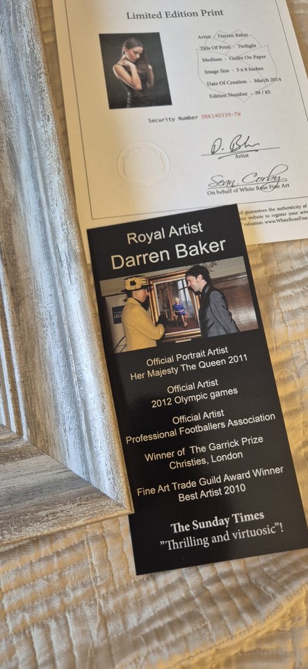 Royal Artist Darren Baker ART Signed Limited Edition Print - STOCK ...