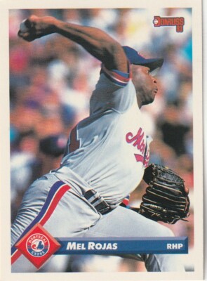 FREE SHIPPING-MINT-1993 Donruss Mel Rojas #408 EXPOS PLUS BONUS CARDS ...