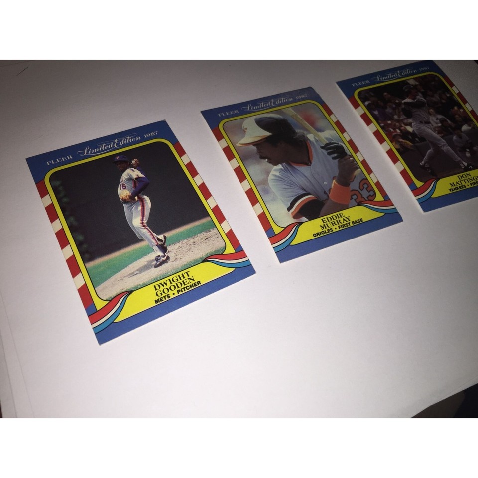 Vintage Collectible Limited Edition Baseball Cards (3) | eBay