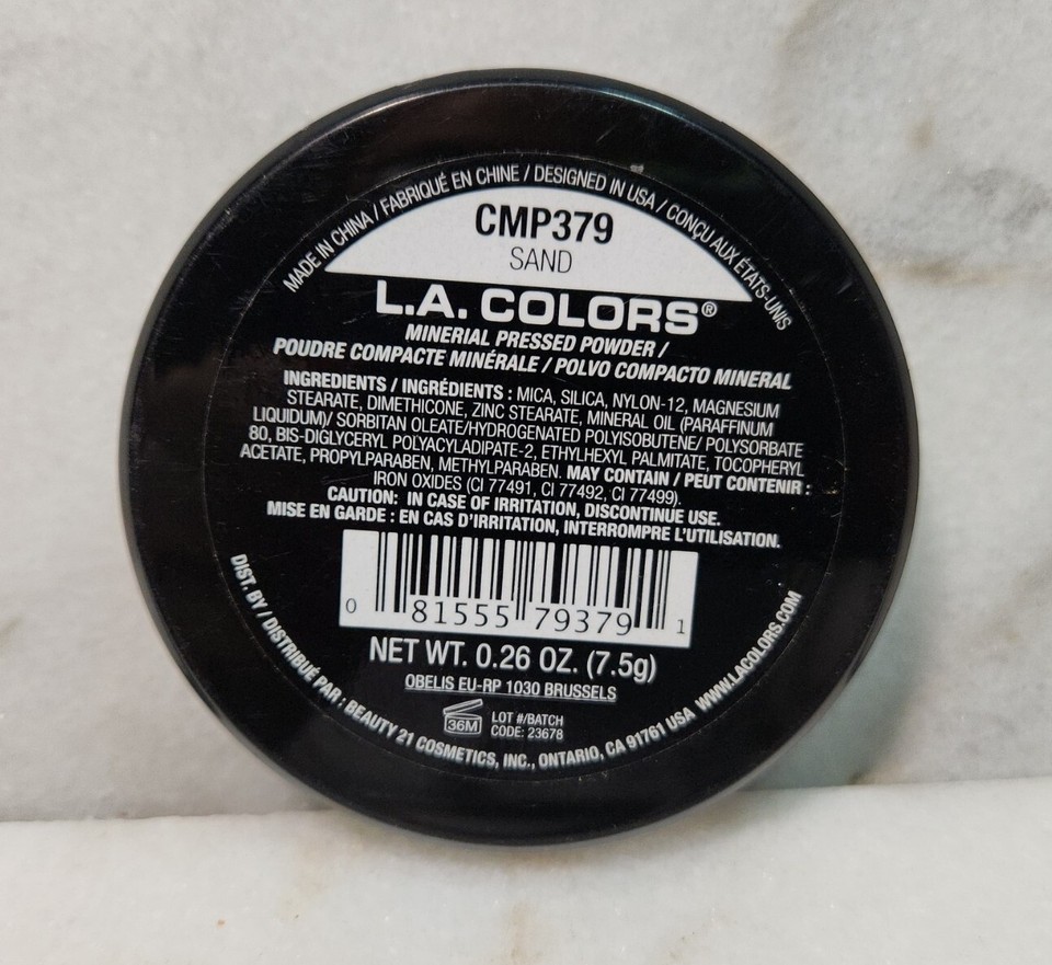 L.A. Colors Mineral Pressed Powder - Smooth Finish - CMP379 SAND | eBay