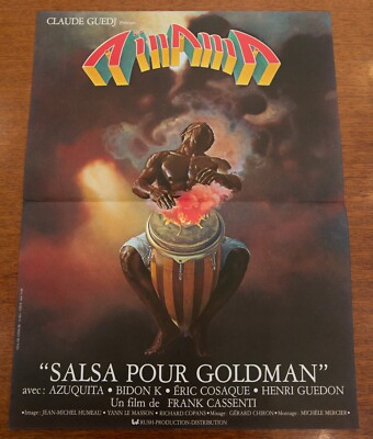 AÏNAMA SALSA POUR GOLDMAN Affiche cinéma 40x60 FRANK CASSENTI, AZUQUITA ...