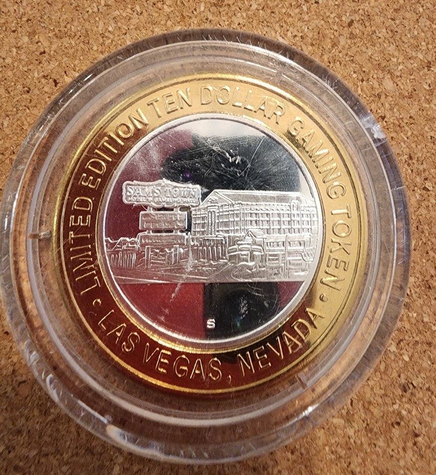 Silver Strike Sam's Town 10 Dollar Game Token 60's Muscle Car | eBay