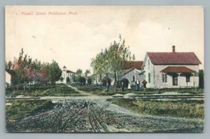 Howell Street MIDDLETON Michigan Gratiot County Fulton MI Antique ...