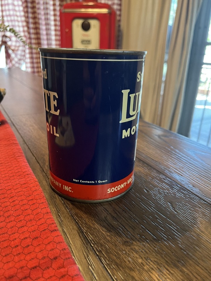 VINTAGE STANDARD LUBRITE MOTOR OIL CAN..!!!!! | eBay