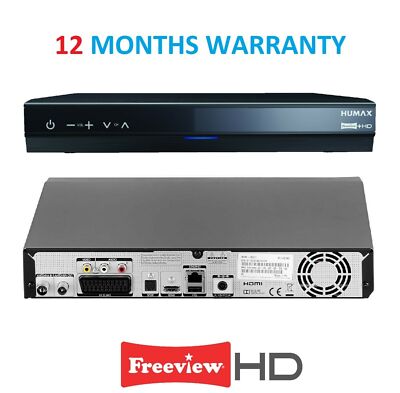 Humax HDR-1800T 320GB HDD Twin Tuner FREEVIEW HD Receiver Box PVR ...
