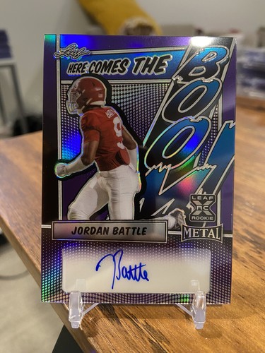 2023 Leaf Metal JORDAN BATTLE Rookie Auto SP #/7 🔥📈 | eBay