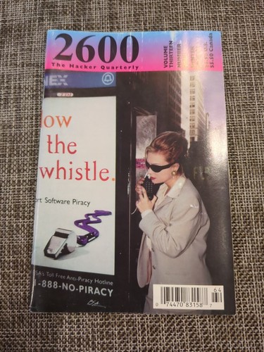 2600 The Hacker Quarterly Magazine - Winter 1996 | eBay