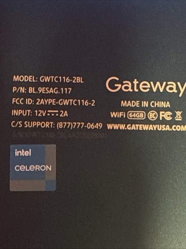 Gateway Laptop GWTC116-2BL Factory Reset 64GB SSD 4GB RAM Windows 11 ...
