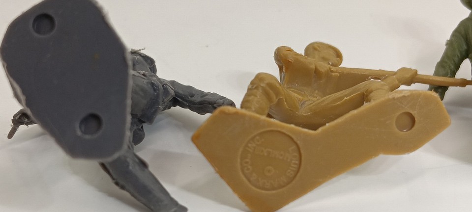 Lot of 140 1960s Louis Marx MPC USA German Soldiers & Medieval Knights ...