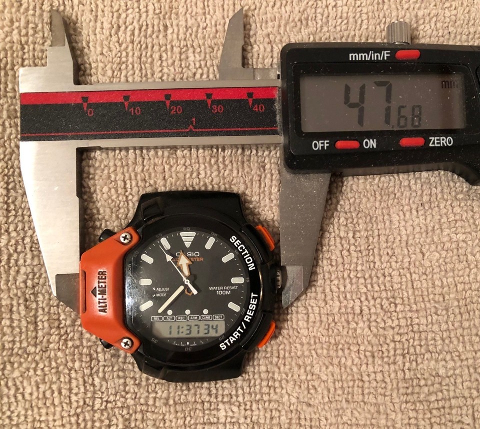 Men's Vintage Casio Alti-Meter Watch - RARE / AW 330 (734) | eBay