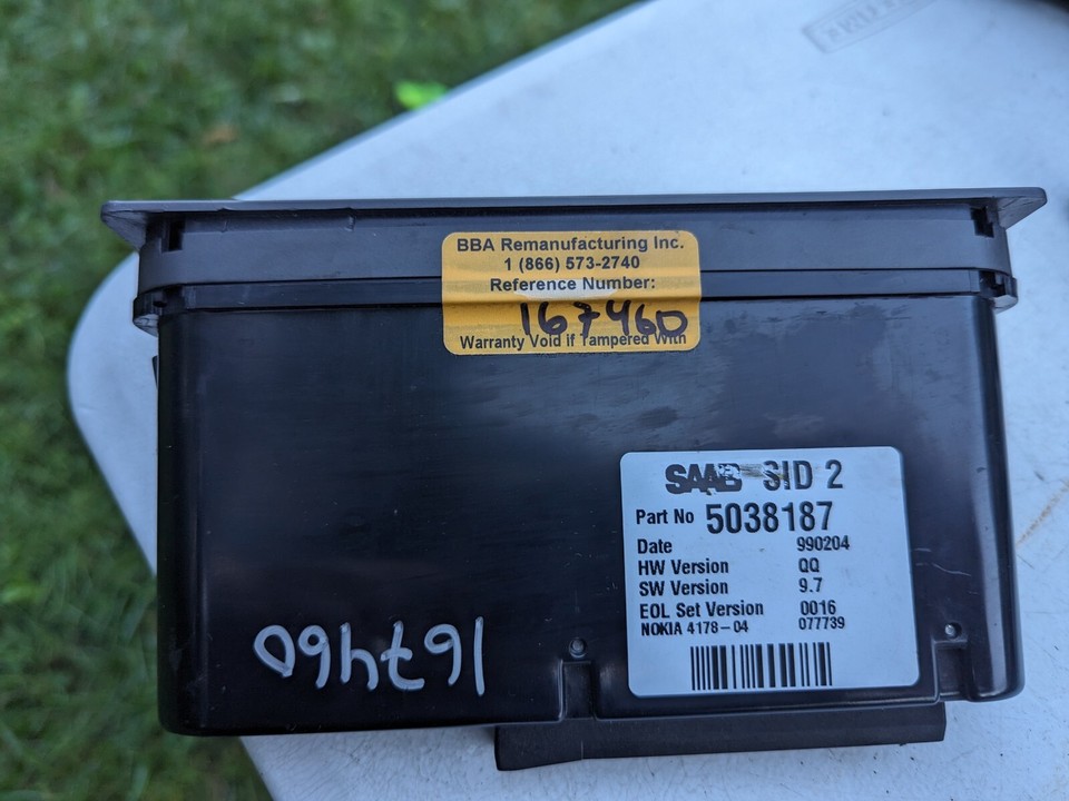 Saab 9-5 Information Display SID Unit - BBA Remanufactured used 5038187 ...