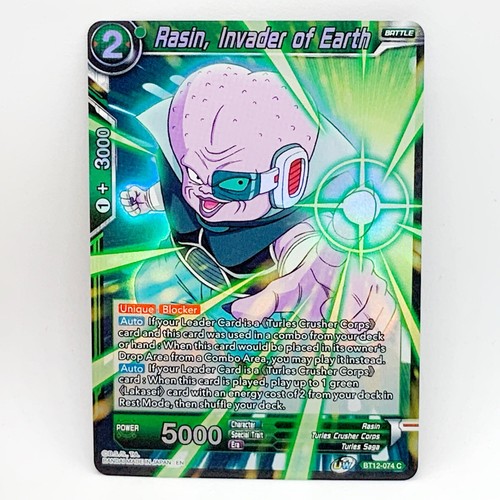 Raisin, Invader Of Earth - BT12-074 Foil - Dragon Ball Super - NM ...