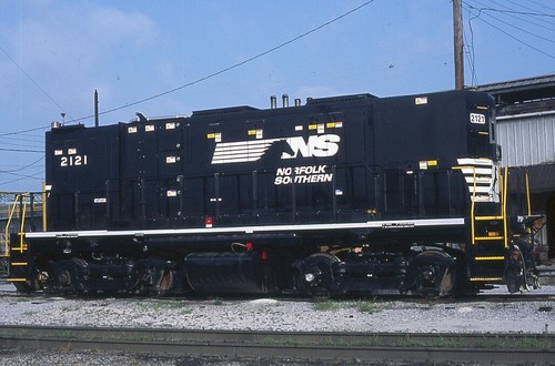 Railroad Slide - Norfolk Southern #2121 Locomotive Chattanooga TN 2010 ...