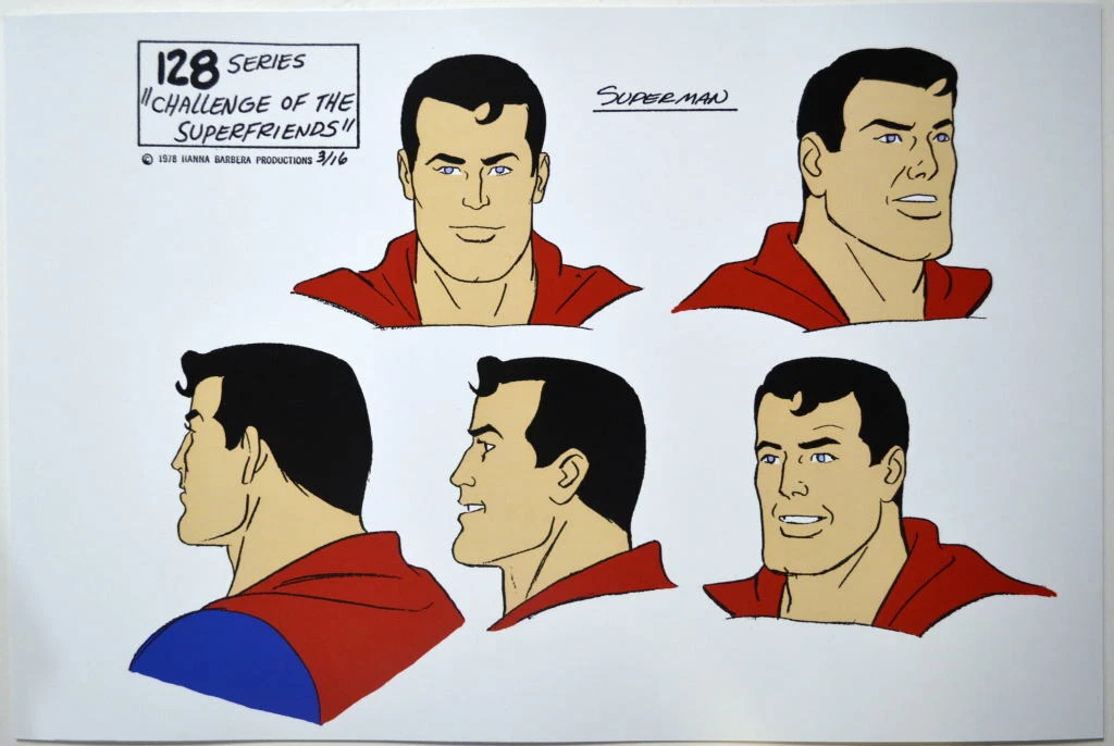 Superman Cartoon Head