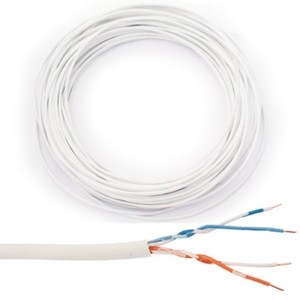 50m BT Telephone Copper Cable Extension 2 Pair 4 Core Wire Telecom Line ...