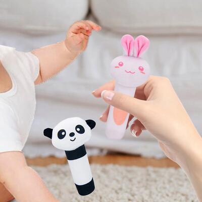 Baby Soft Rattle Toy Soft Handbell Develop Motor Skills for Newborns ...