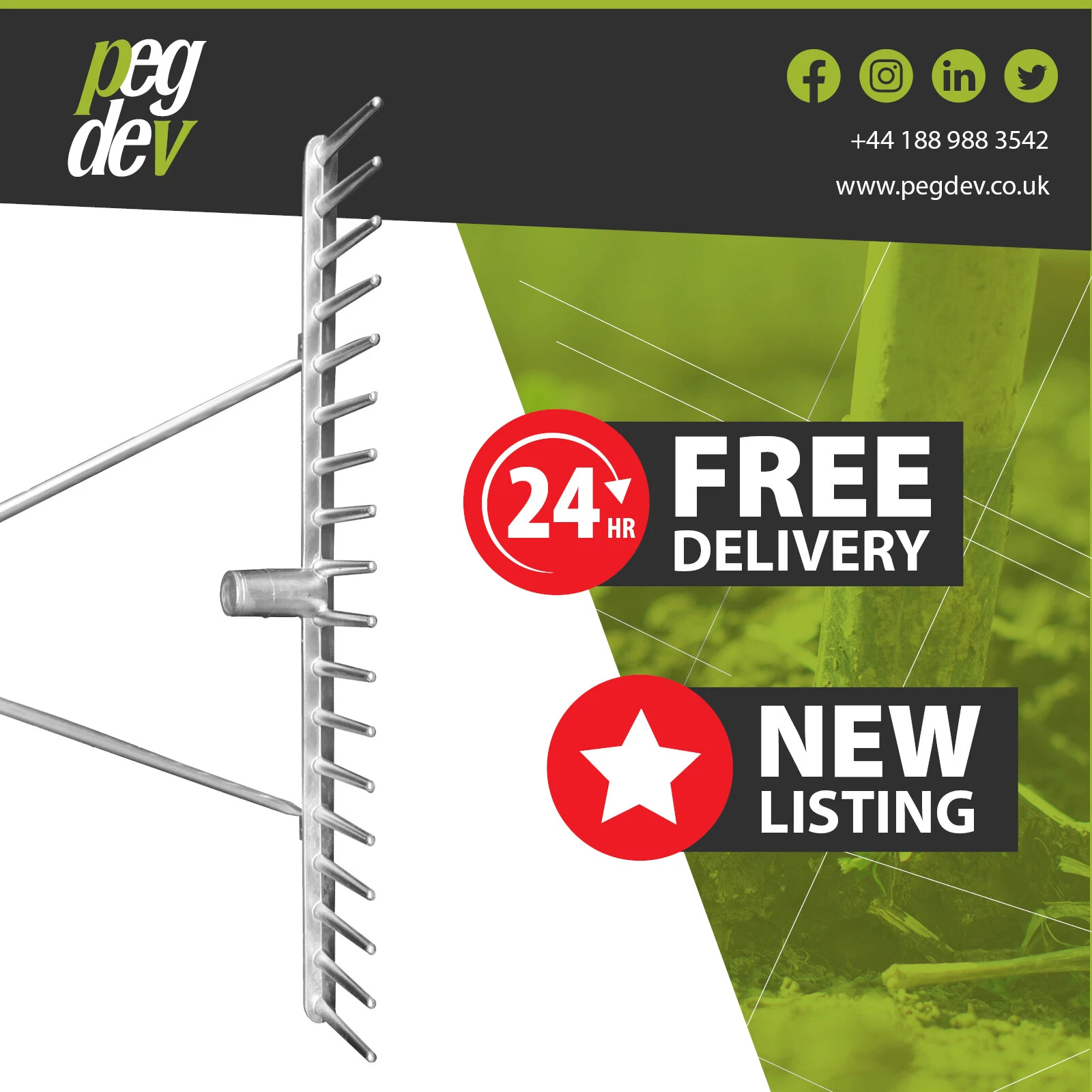 Купить Ибей | 18 TOOTH ALUMINIUM LANDSCAPE RAKE HEAD ONLY - Leaf Lawn ...