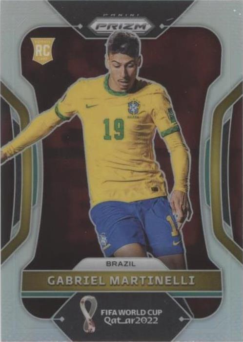 2022 Panini Prizm World Cup Qatar - Gabriel Martinelli #29 Silver Prizm ...