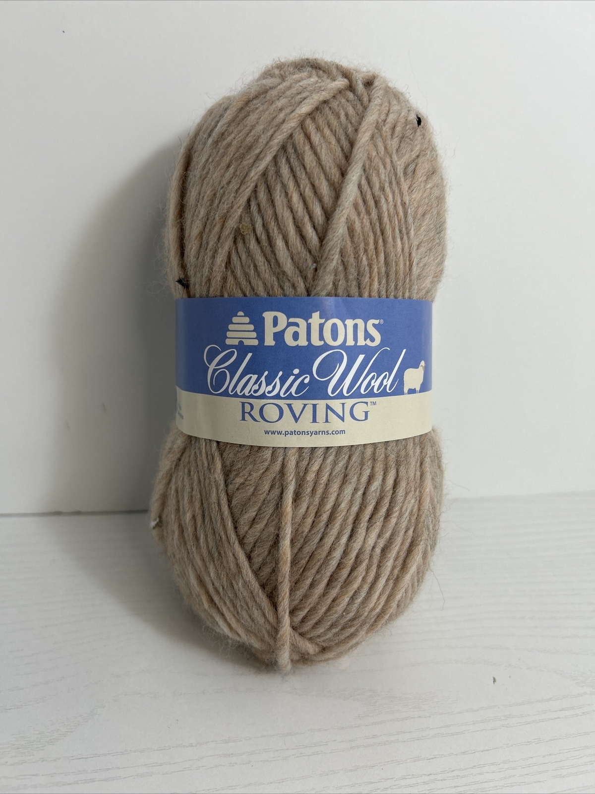 Patons Classic Wool Roving 120 yds Natural | eBay