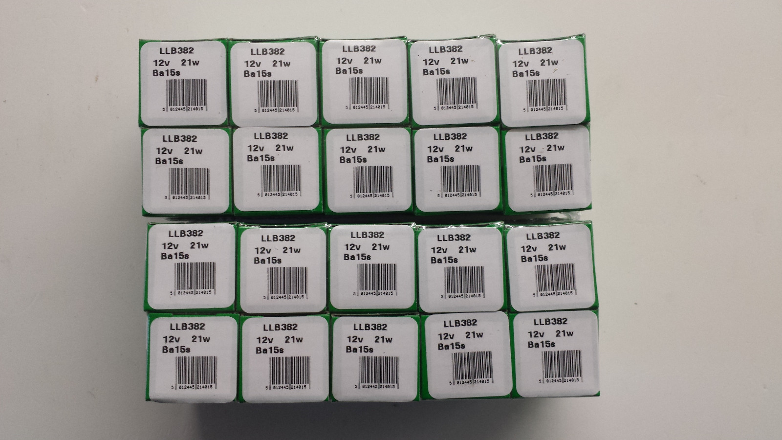 20 X Genuine Lucas LLB382 382 12v 21W indicator Fog Reverse Brake bulb ...