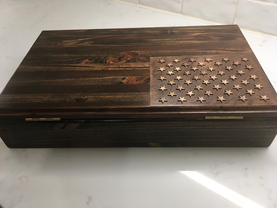 Colt Python 6" Barrel Case with American Flag Insert | eBay