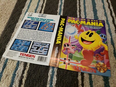 BOX ART ONLY Pac-Mania Sega Genesis Case OEM | eBay