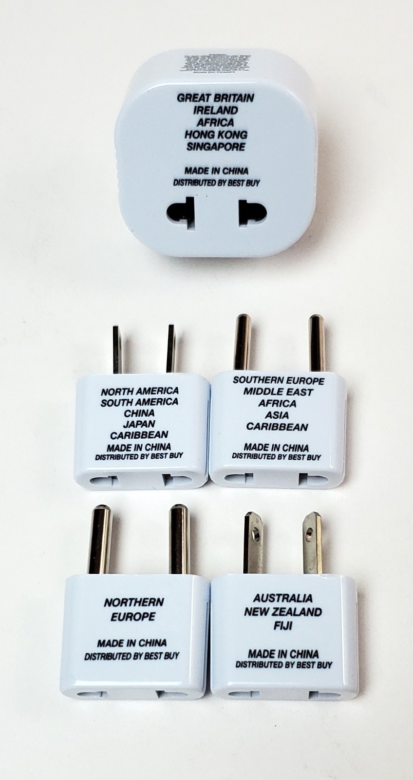 Dynex DX-TCADPT International Adapter Plug Set 5-Pack Mode |wa2 | eBay