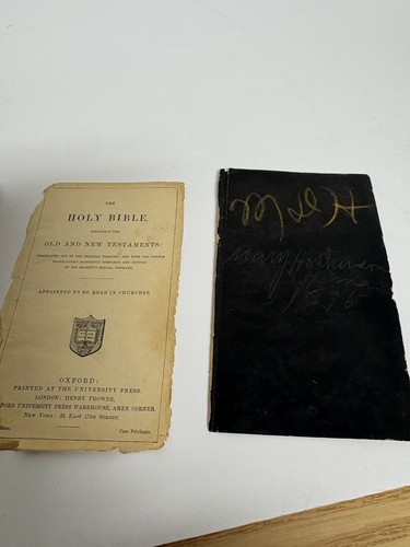 Antique Small Holy Bible Old & New Testaments Late 1800's New York, 2C ...