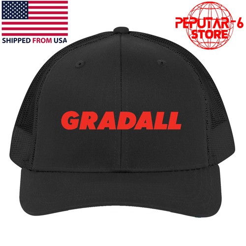 Gradall Tractor Black Adjustable Trucker Hat Cap Adult Size | eBay