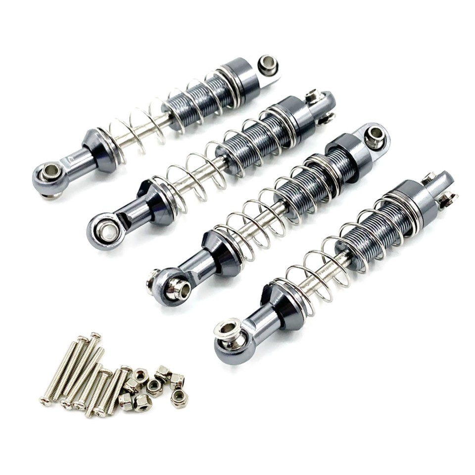 4 Pcs Metal Shock Absorber Spring Damper For WPL 1/16 C14 C24 C34 RC ...