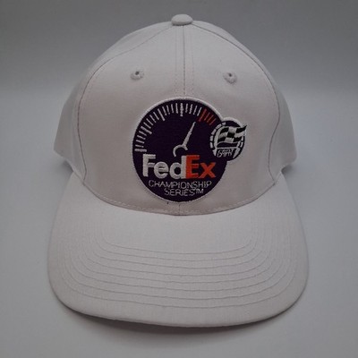 Vintage FedEx CART Championship Series Hat Cap White Snapback ...