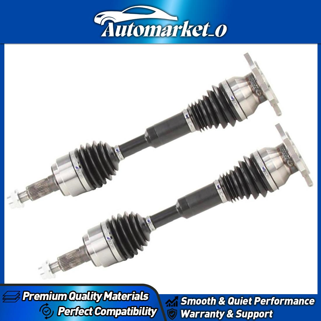 PAIR Extended Travel CV Axle Shaft for 2007-2018 Chevy GMC 1500 NEW 0-6 ...