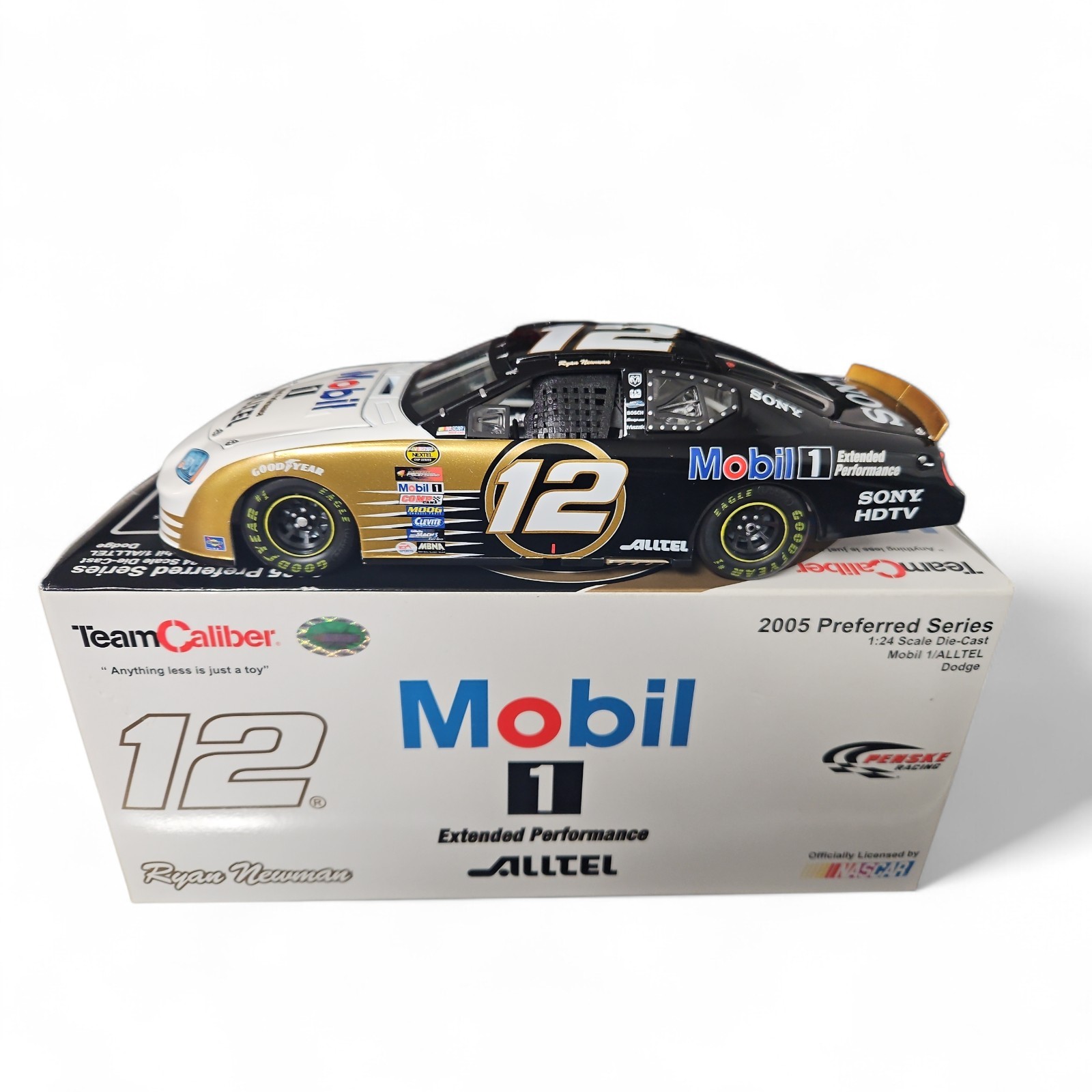 Ryan Newman 2005 #12 Mobil 1 ALLTEL Dodge Diecast. 1/24 Team Caliber | eBay