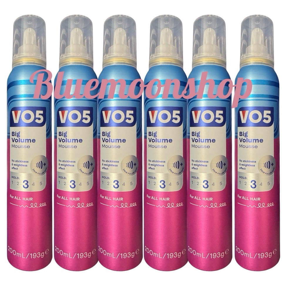 6 x 200ml VO5 Big Volume Hair Mousse | eBay UK