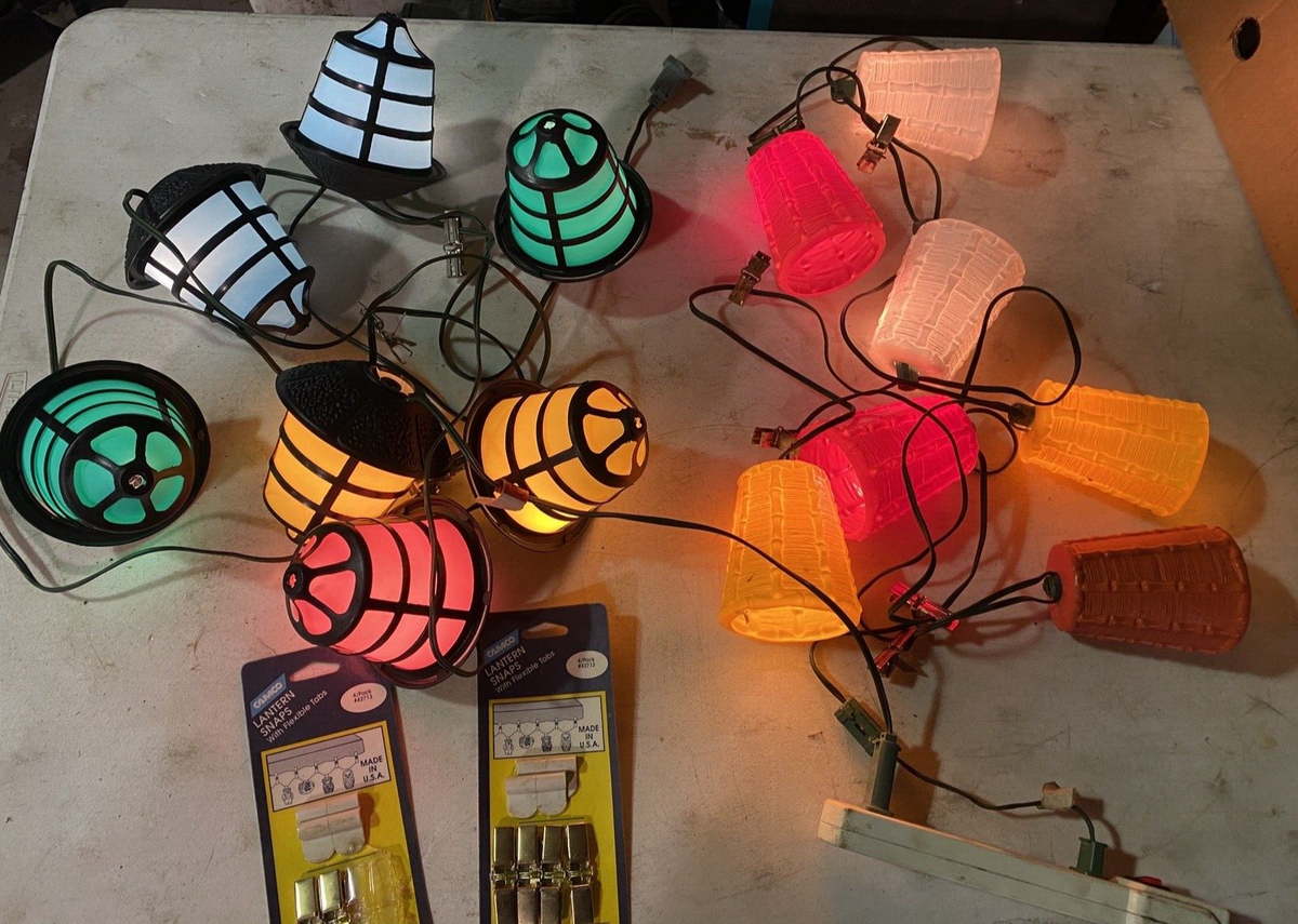 Decorative String Lights Vintage Camper Patio And Garden Lights