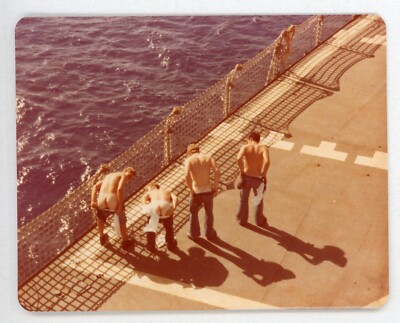 # 28 VINTAGE PHOTO FRISKY SAILOR BOYS MEN BUTTS ON DECK SNAPSHOT GAY | eBay