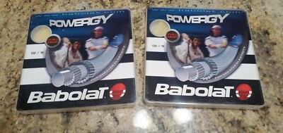2 Babolat Powergy 130/16 String coils 12m / 40' length made France ...
