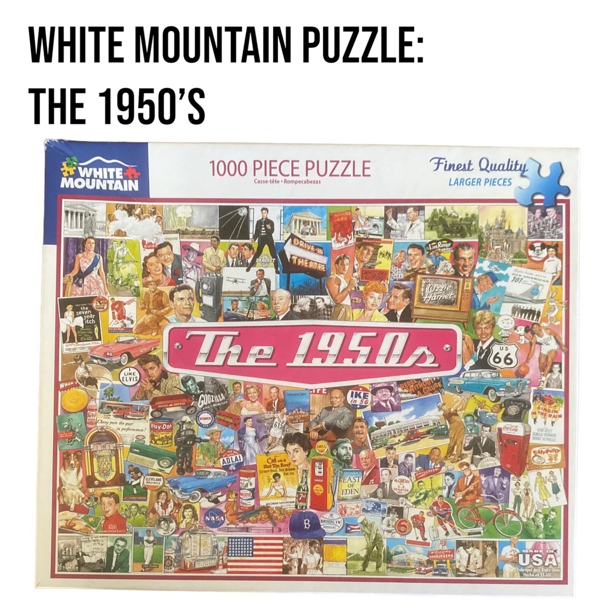 1950s Pop Culture Collage