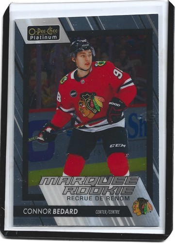 2023/24 23/24 O-PEE-CHEE PLATINUM #201 CONNOR BEDARD MARQUEE ROOKIE | eBay