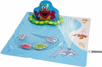 Sesame Street Elmo My First Splash Pad – Toddler Water Play Mat | eBay