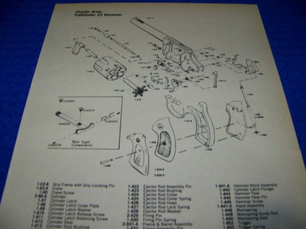 Charter Arms Parts List