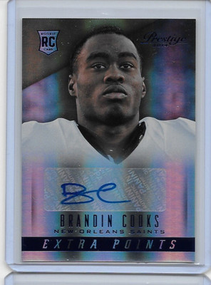 2014 PANINI PRESTIGE FOOTBALL BRANDIN COOKS ROOKIE AUTO SIGNATURE | eBay