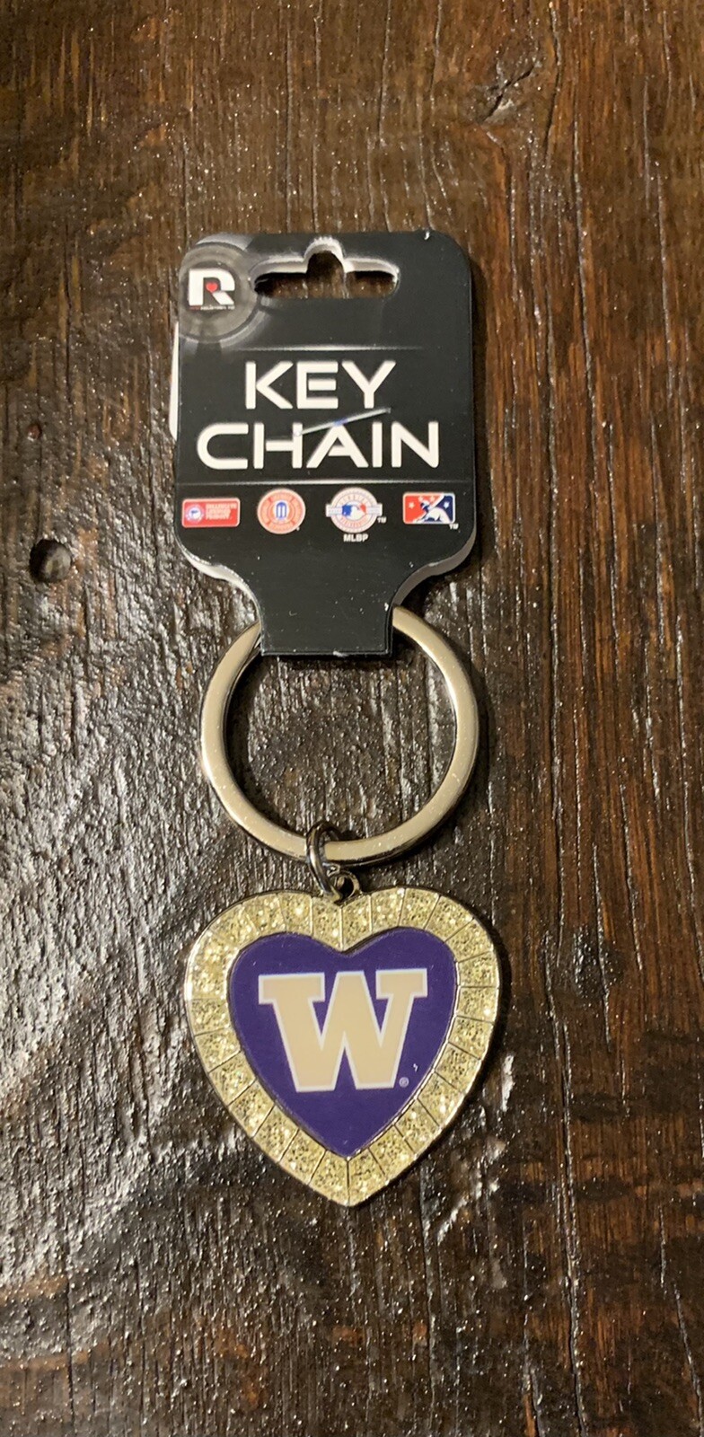 Washington University Huskies Diamond Heart Metal Keychain | eBay