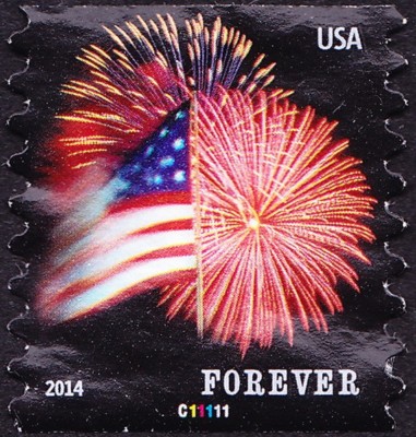 US - 2014 - Flag & Fireworks Star Spangled Banner Issue Plate C11111 ...