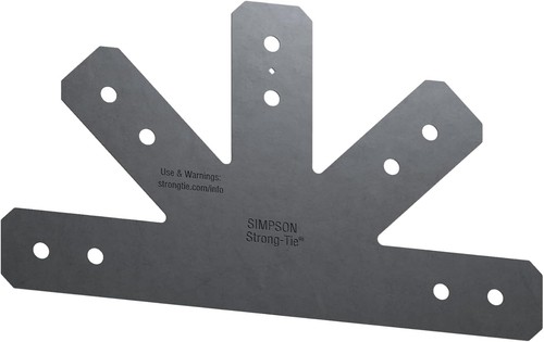 Simpson Strong-Tie APVGP1212-4 Accents 12:12 Pitch Black Gable Plate ...