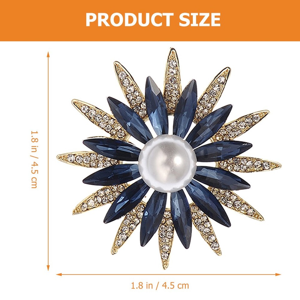 Decorative Crystal Brooch Pin for Women Everyday Fashion Accessory ...