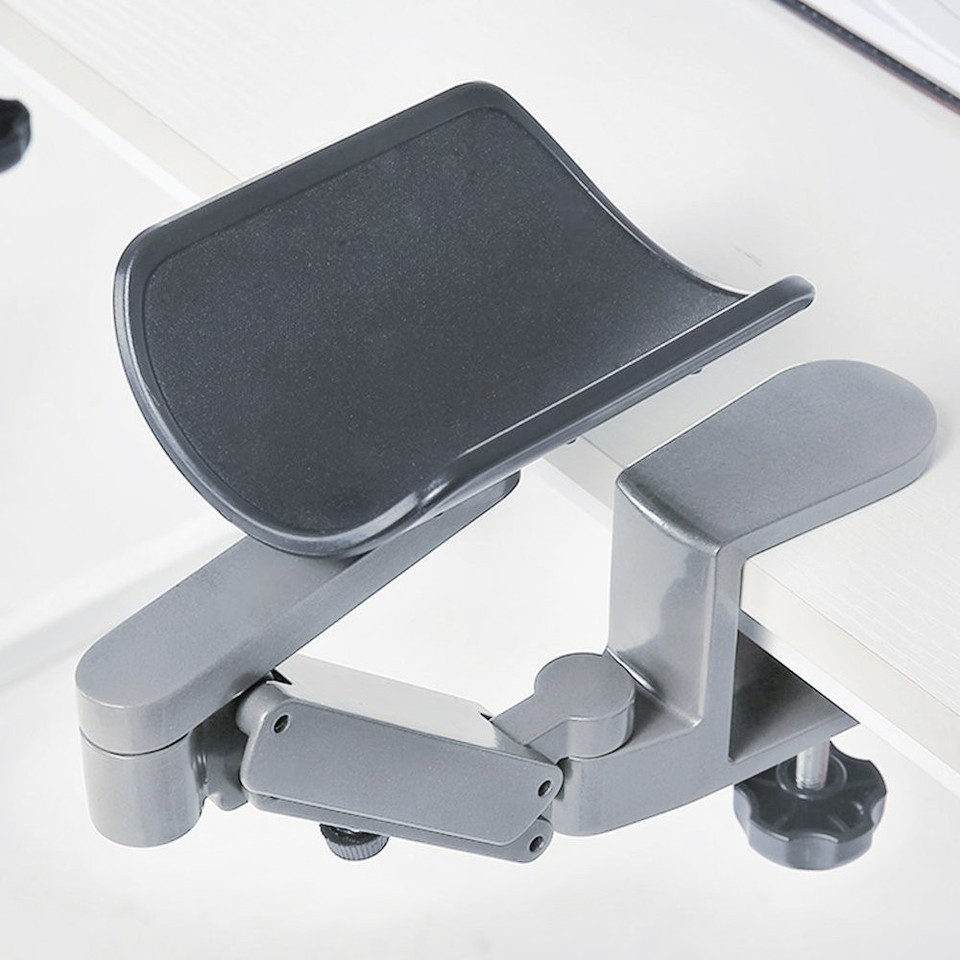 Ergonomic Arm Support for Desk Office Rotating Arm Rest Pad Clamp-On ...